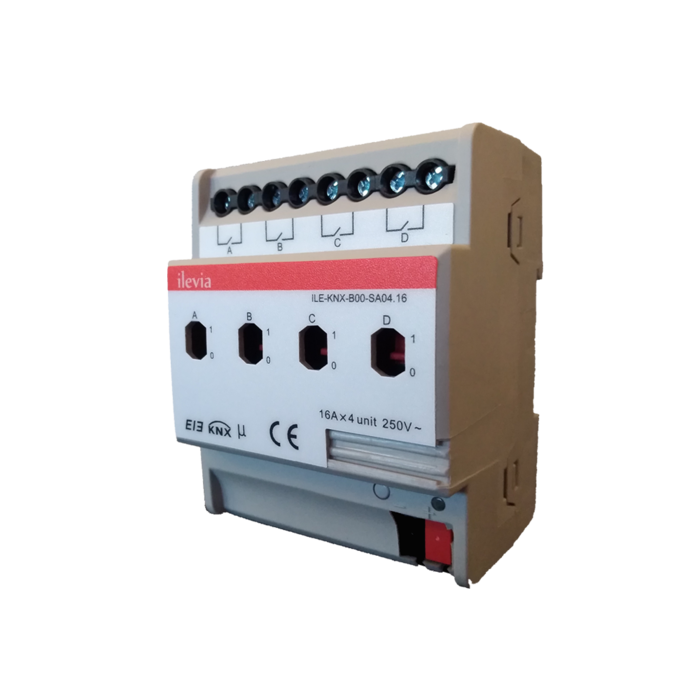 KNX Switch Actuator, 4-Fold
